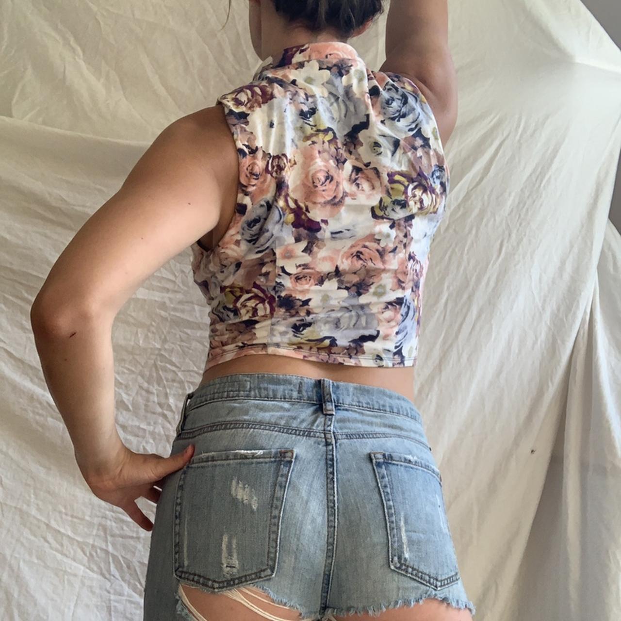 Perfectly ripped jeans for a little cheeky moment.... - Depop