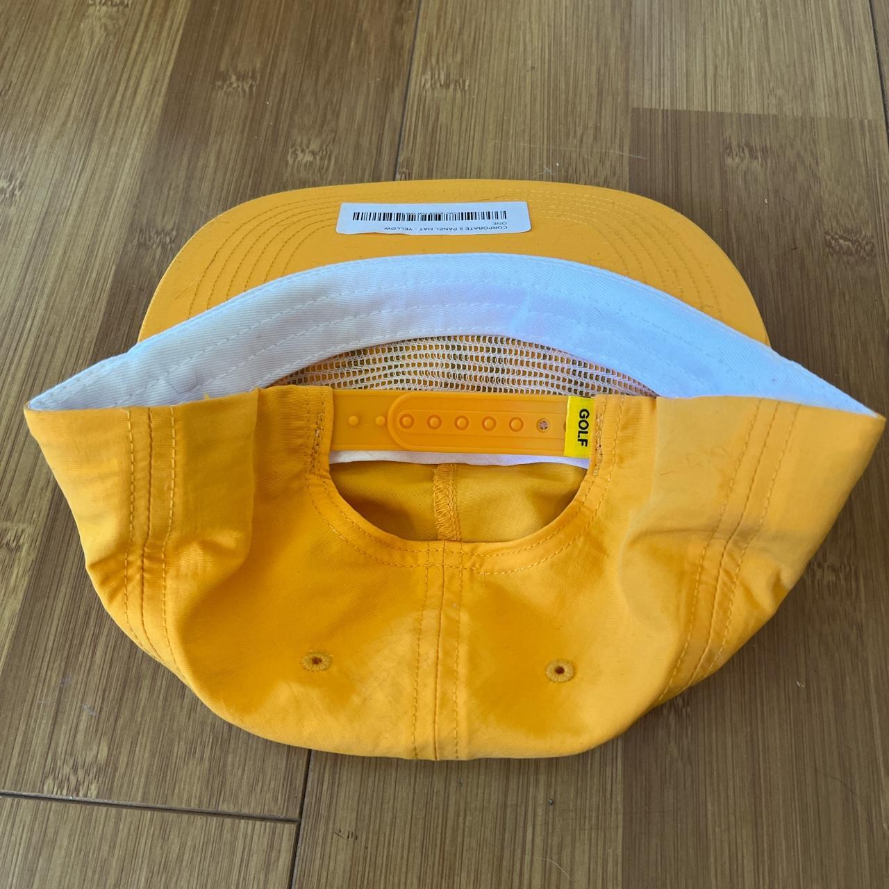golf hat - yellow. brand new. - Depop