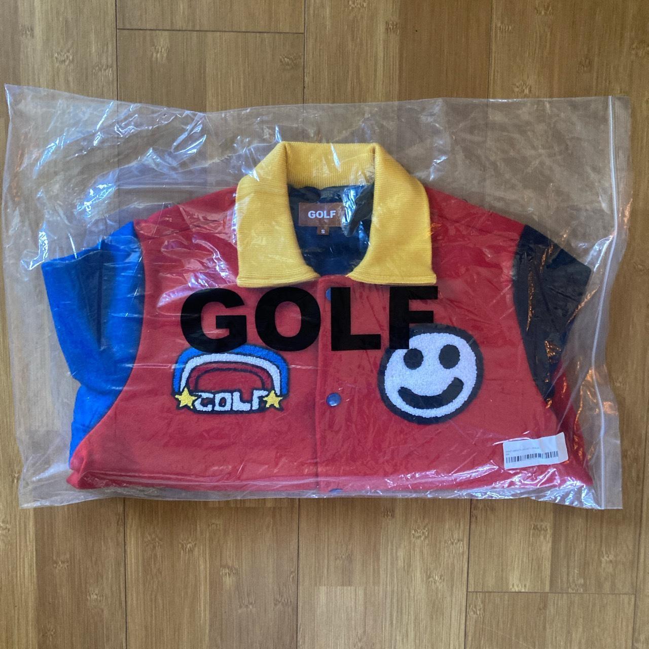 golf varsity jacket. brand new. only taken out of... | Depop