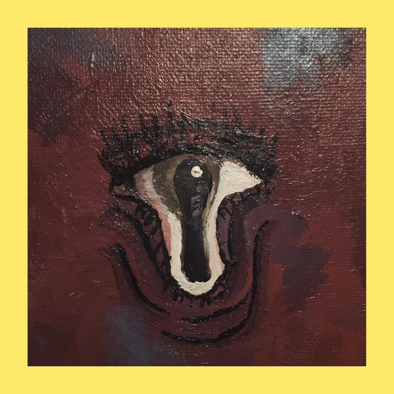 4”x6” distorted eye painting #art #painting #creepy... - Depop