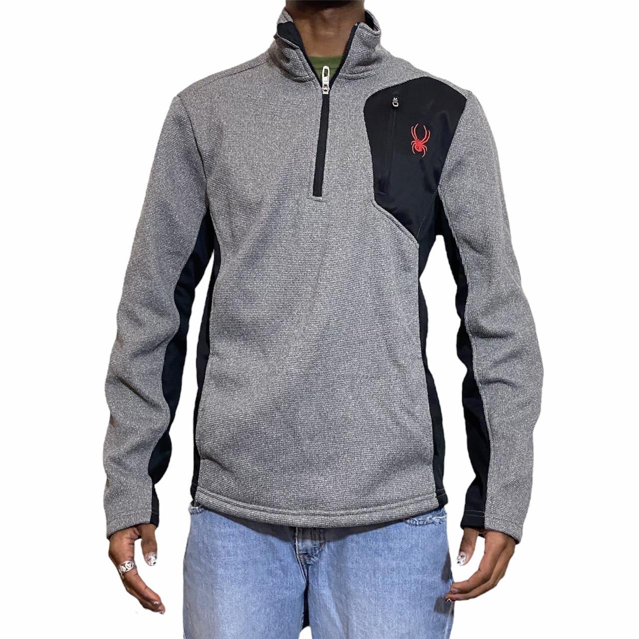 Vintage spyder quarter zip up pull over Size :... - Depop