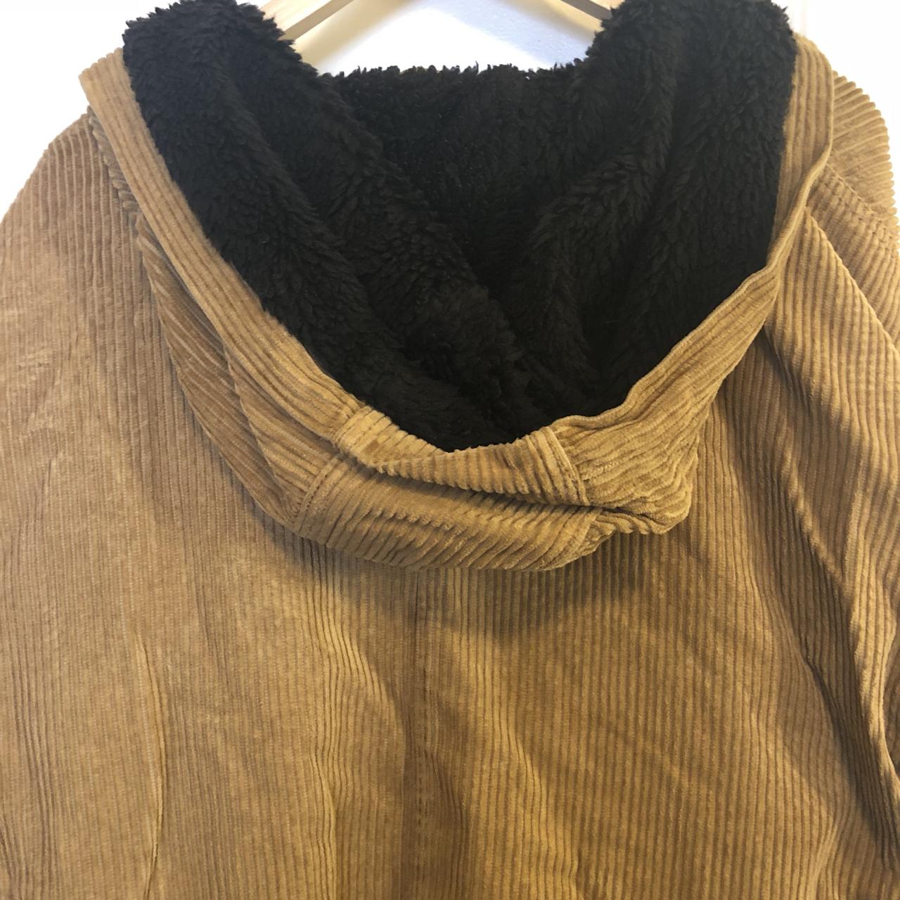 Vintage style BDG oversized cord jacket in a tan... - Depop