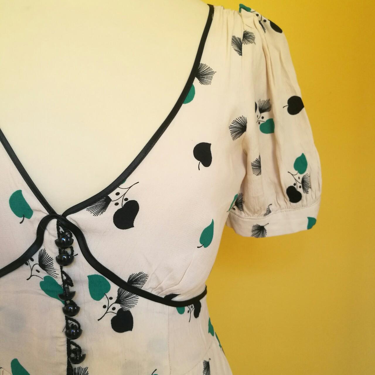 Atmosphere cream tea dress in 1940s style. - Depop