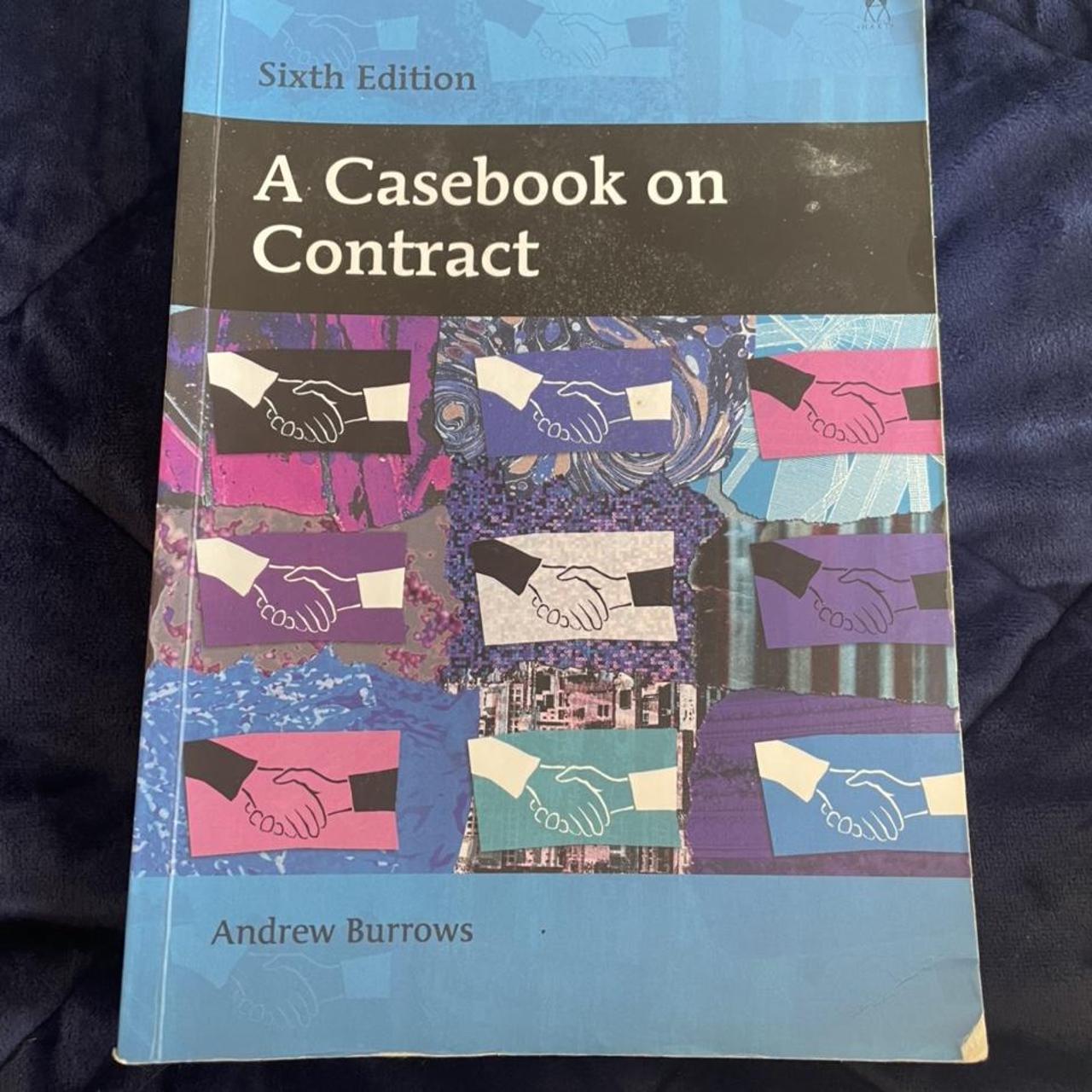 Andrew Burrows- 6th edition Contract case law book... - Depop