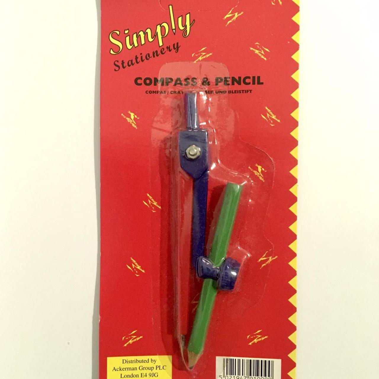 SIMPLY STATIONARY Compass And Pencil Set For School... - Depop