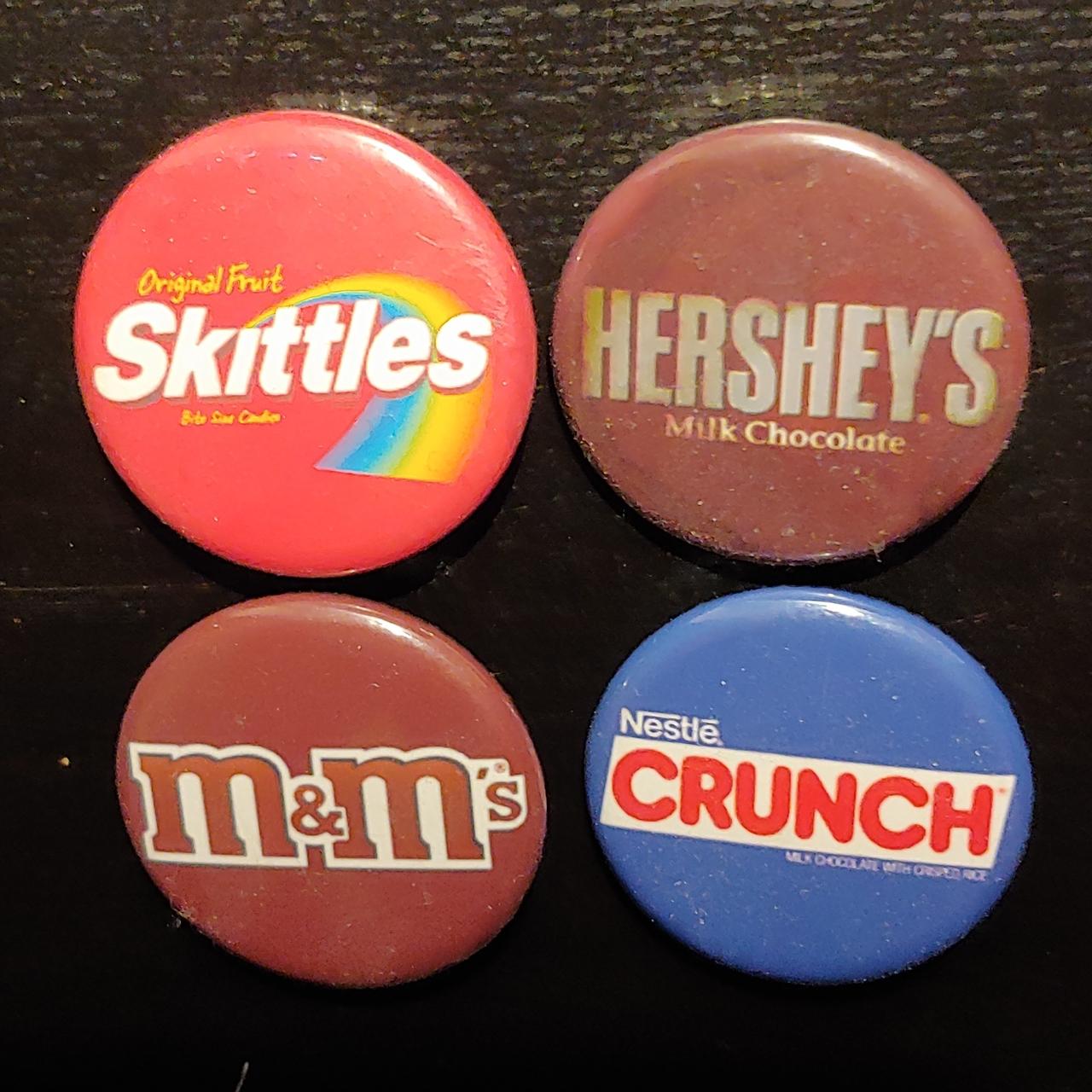 🍭 Colorful candy pins! Includes all 4: Skittles,... - Depop