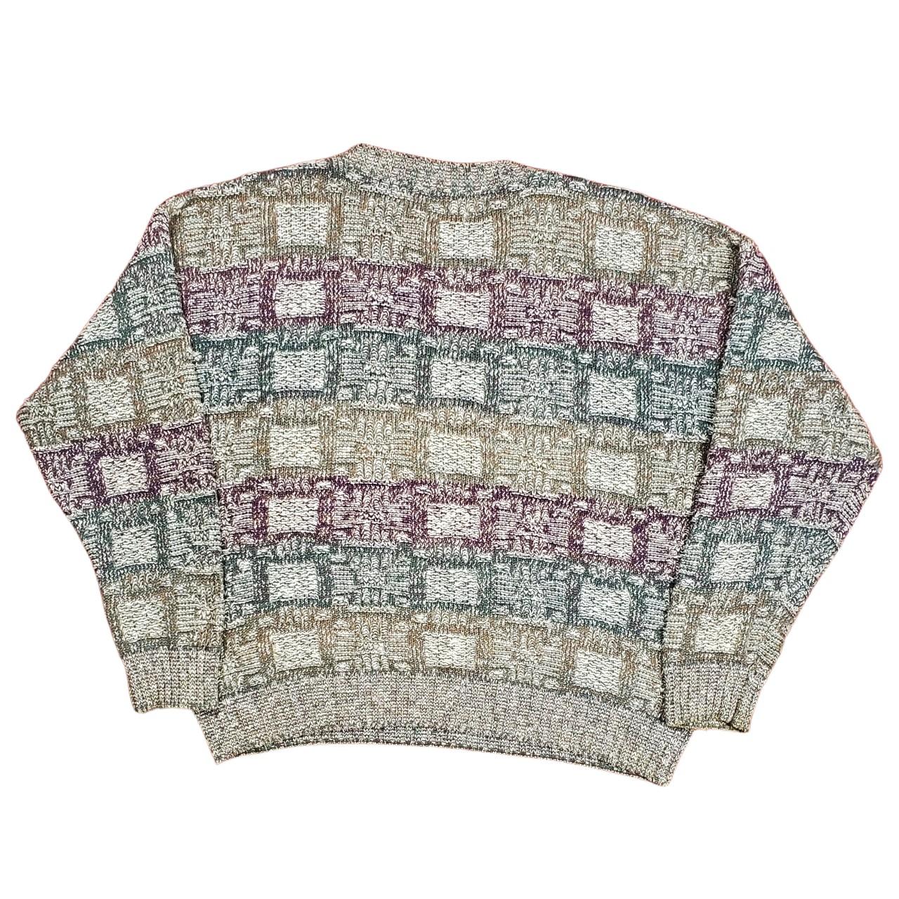 Vintage Crossings Knit Sweater. Made in USA pullover... - Depop