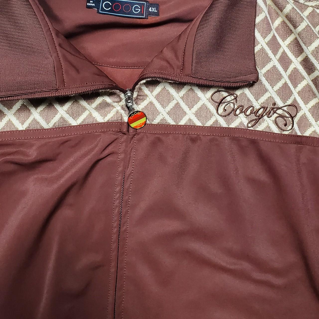 Vintage Y2K Coogi track jacket. Full zip Crewneck... - Depop