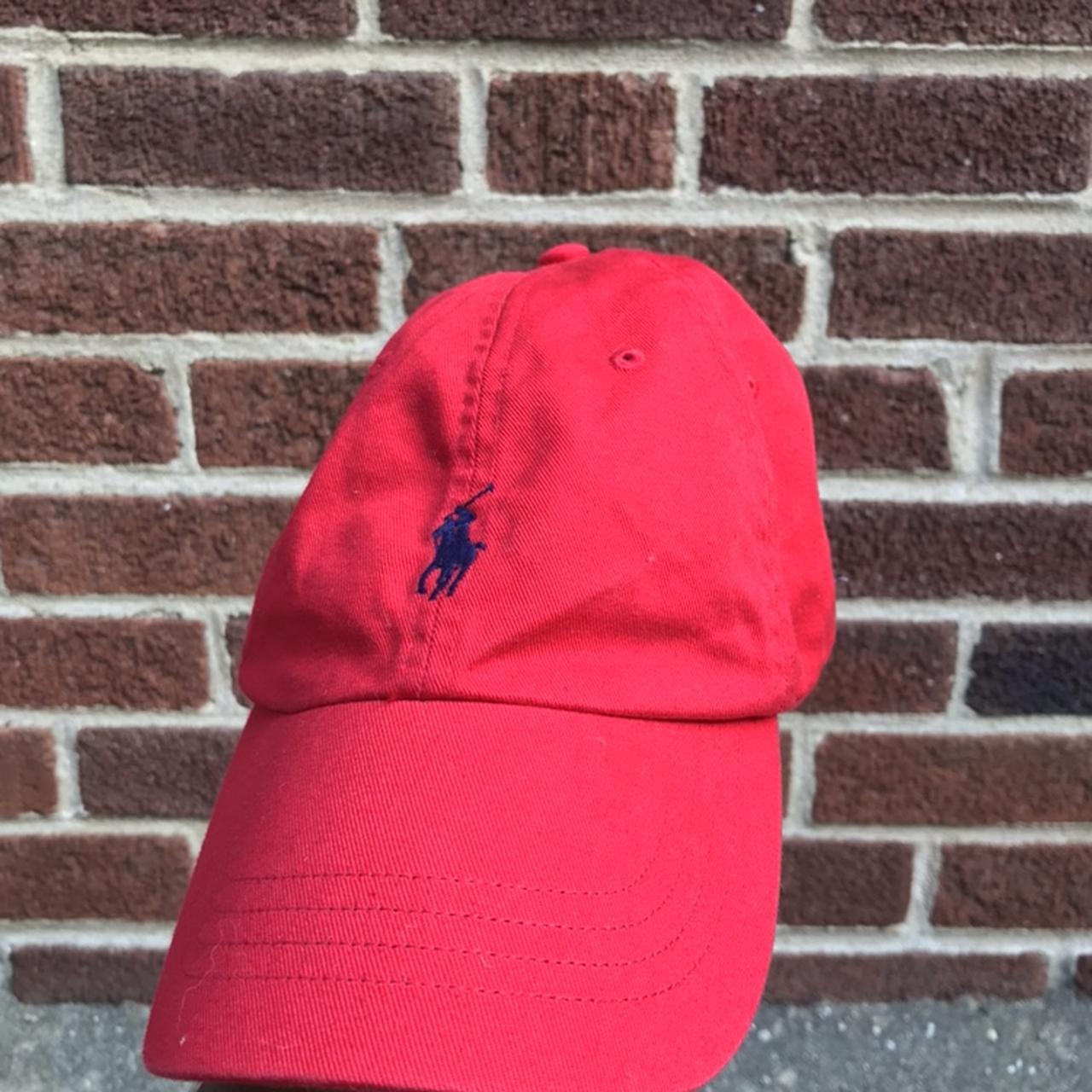 Thrifted red polo hat Condition - 10/10 Size - fits... | Depop