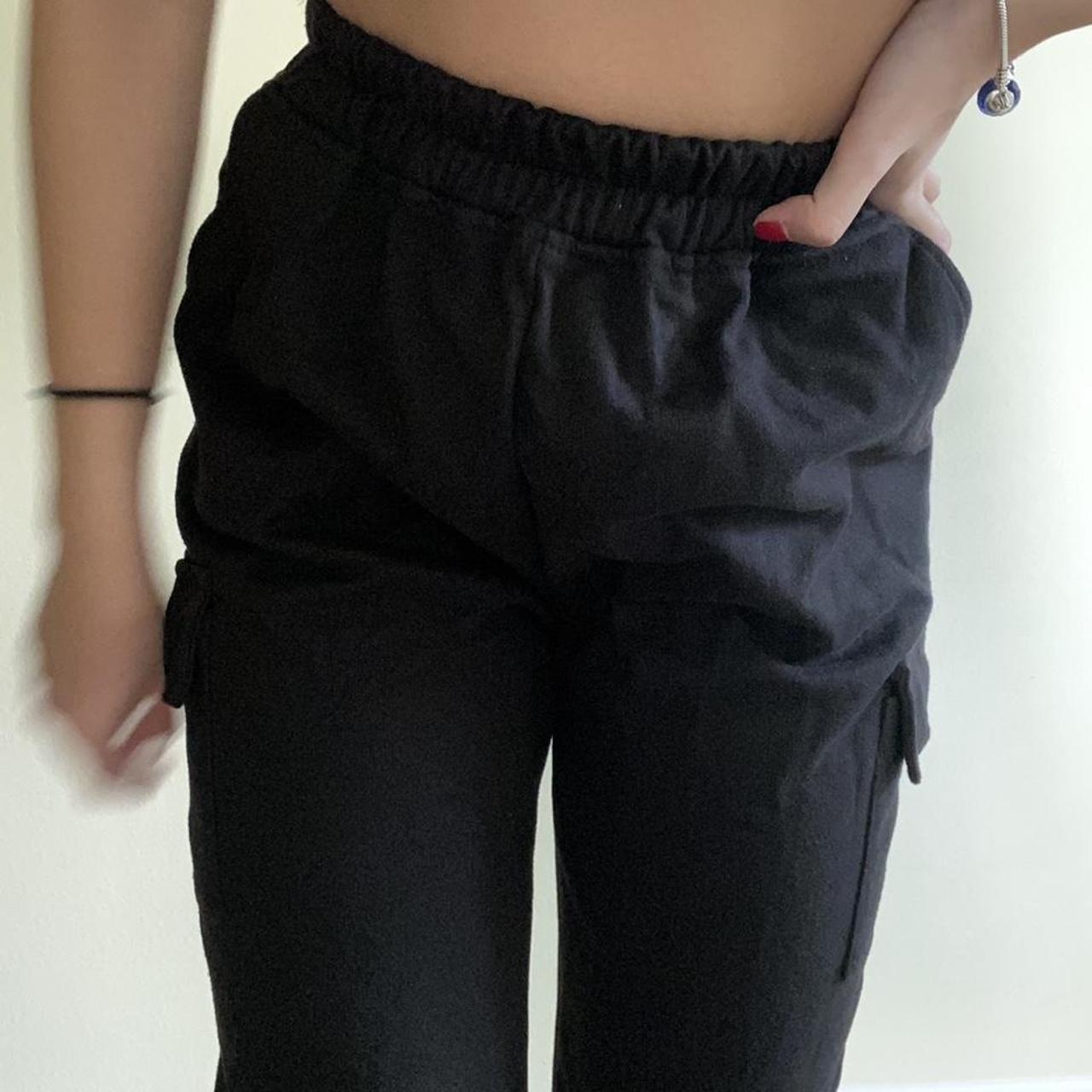 Topshop Women's Black Joggers-tracksuits | Depop