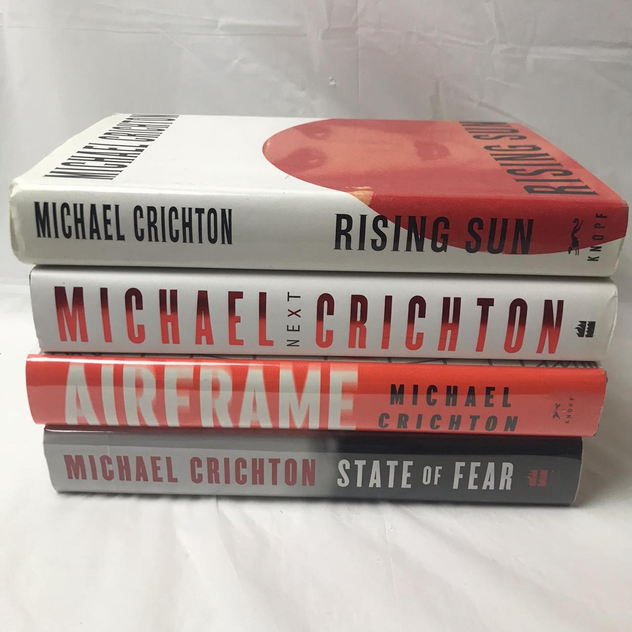 Bundle of 4 Michael Crichton Hardcover Books.... - Depop