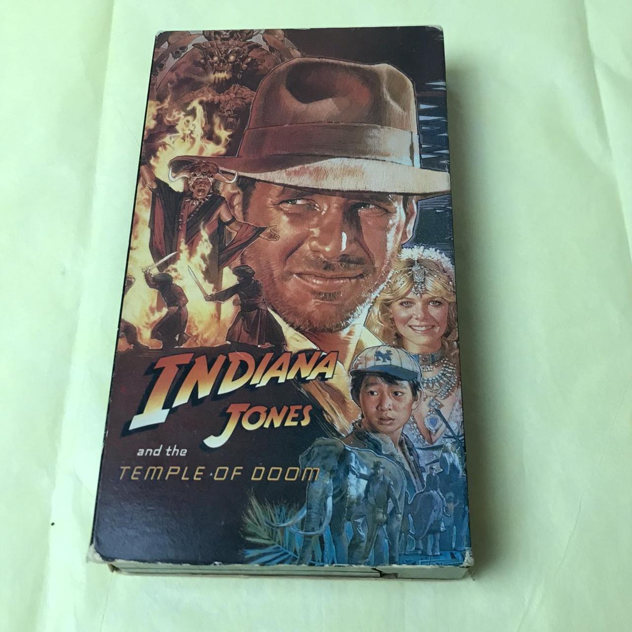 Indiana Jones and the Temple of Doom VHS. 1991... - Depop