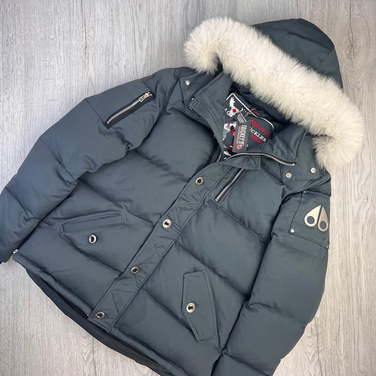 Moose Knuckle Men’s 3Q Jacket With White Fox Fur -... - Depop