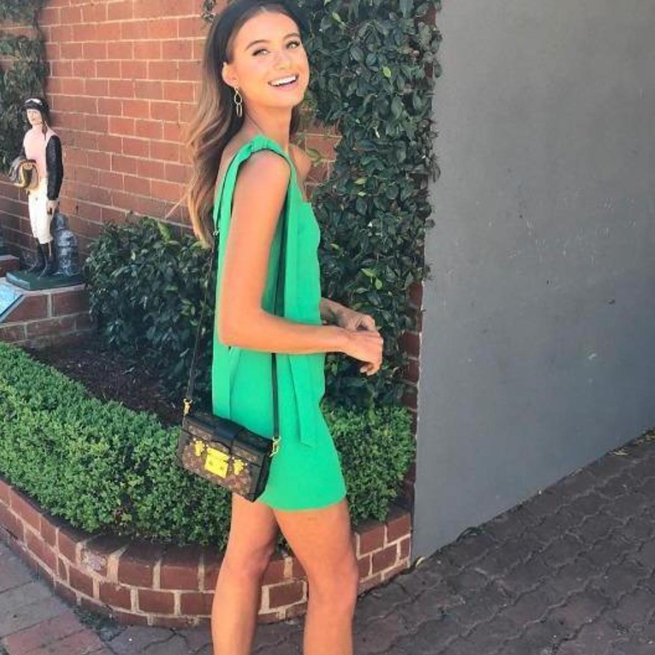 BY JOHNNY - Lean Shoulder Mini Dress Size 8 RRP-... - Depop