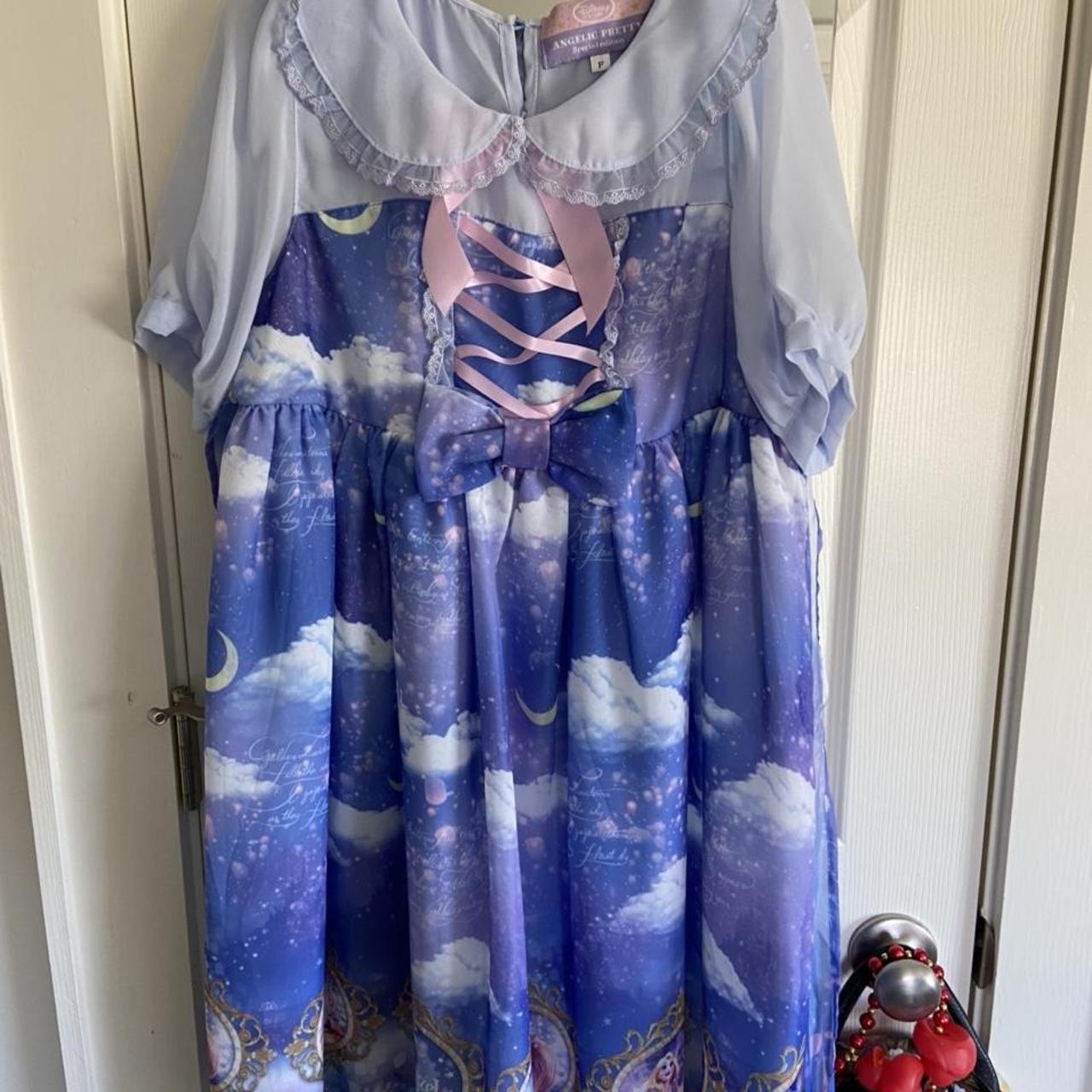 Angelic Pretty x Disney Dreamy Luna Rapunzel Dress.... - Depop