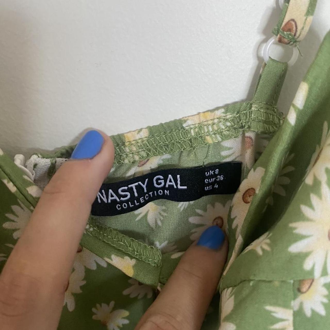 Nasty gal green dress size 8 - Depop