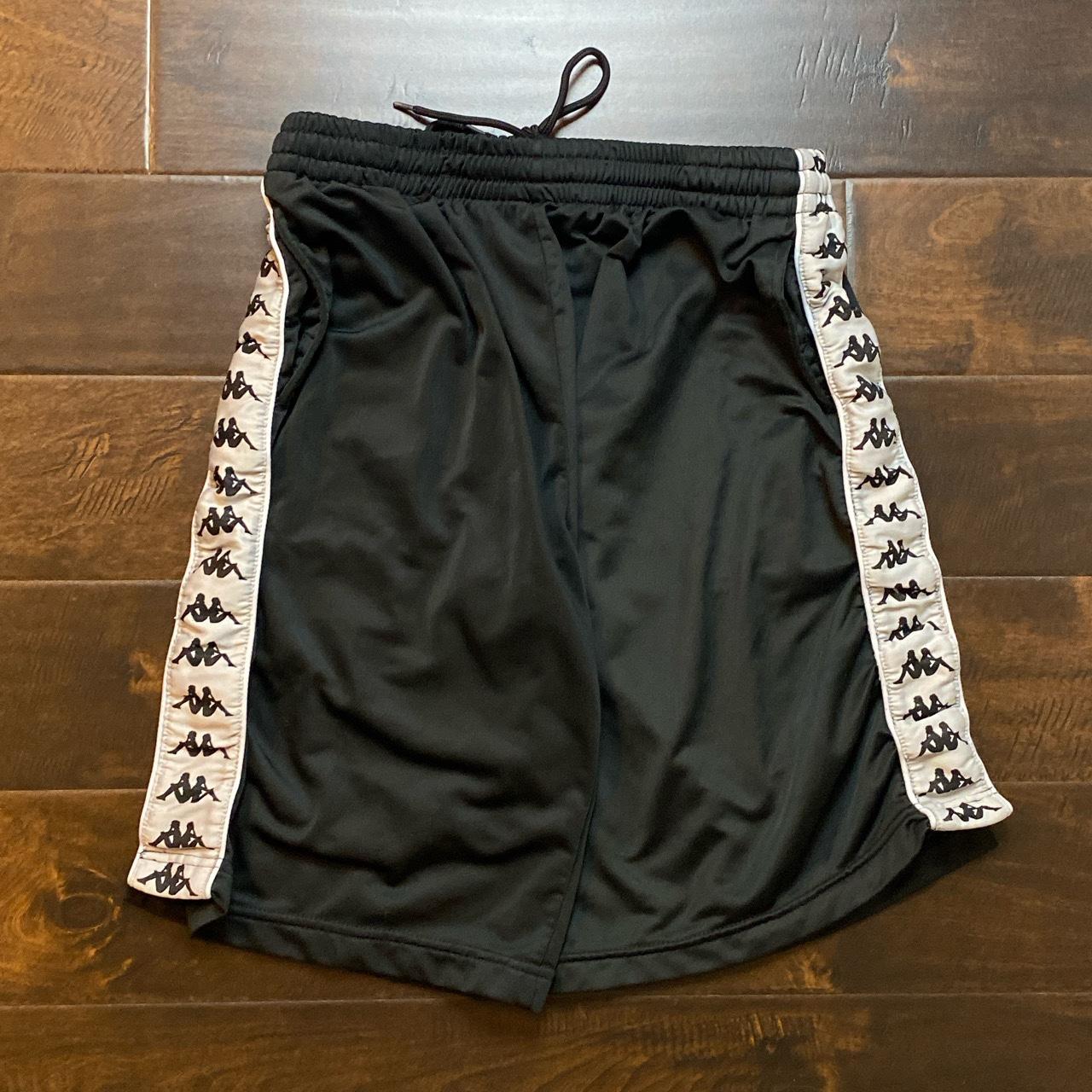 Mens Black KAPPA Shorts Size XL Brand new without... - Depop