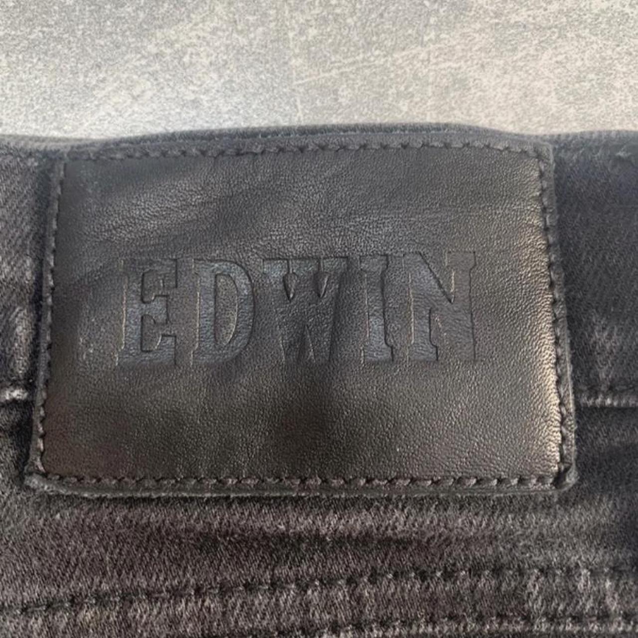 Edwin jeans black. Great condition. Lovely fit.... - Depop