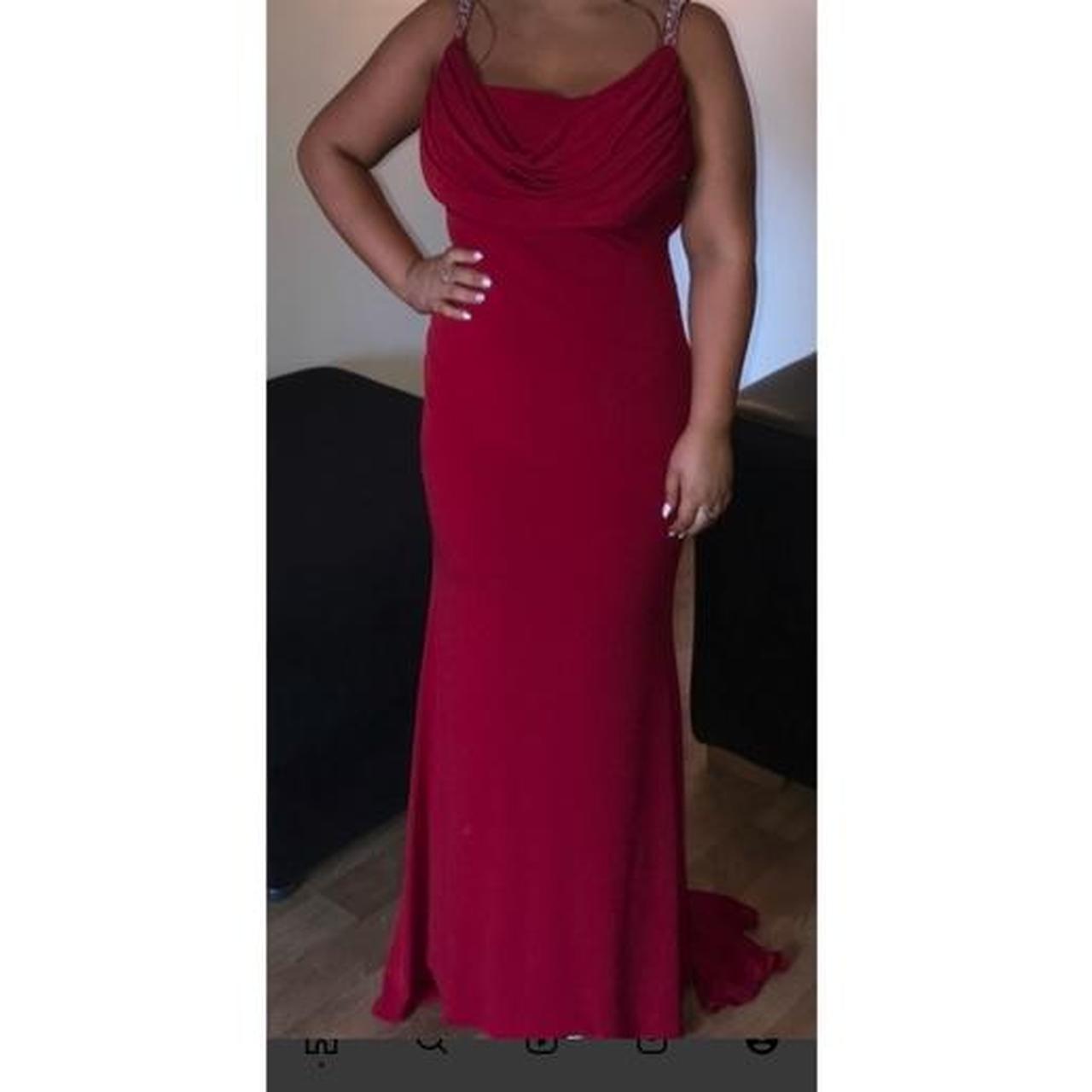 ️selling my royal red formal dress ️loved this dress... - Depop