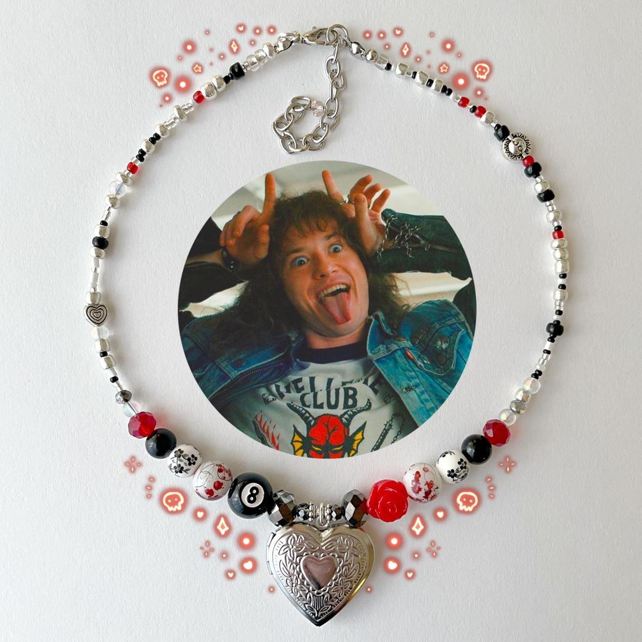 eddie heart necklace🎸☠️♥️ - PLEASE USE DEPOP PAYMENTS... - Depop