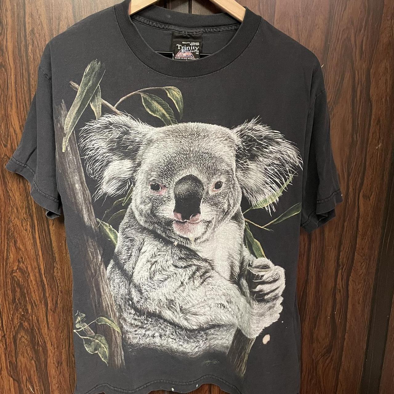 90s Vintage “animal” shirt (i don’t know how to... - Depop