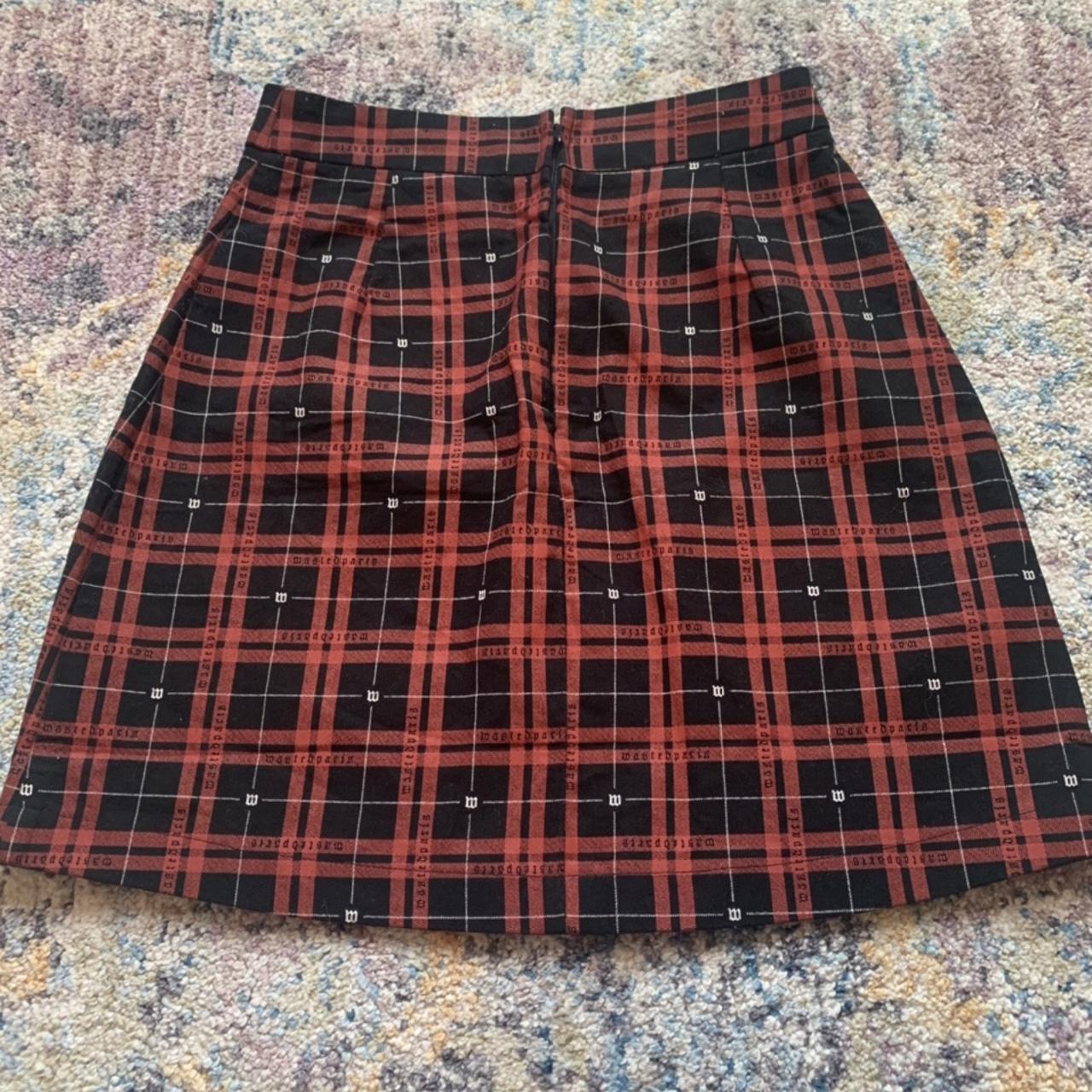 Goodbye bread/wasted Paris tartan skirt sold out on... - Depop
