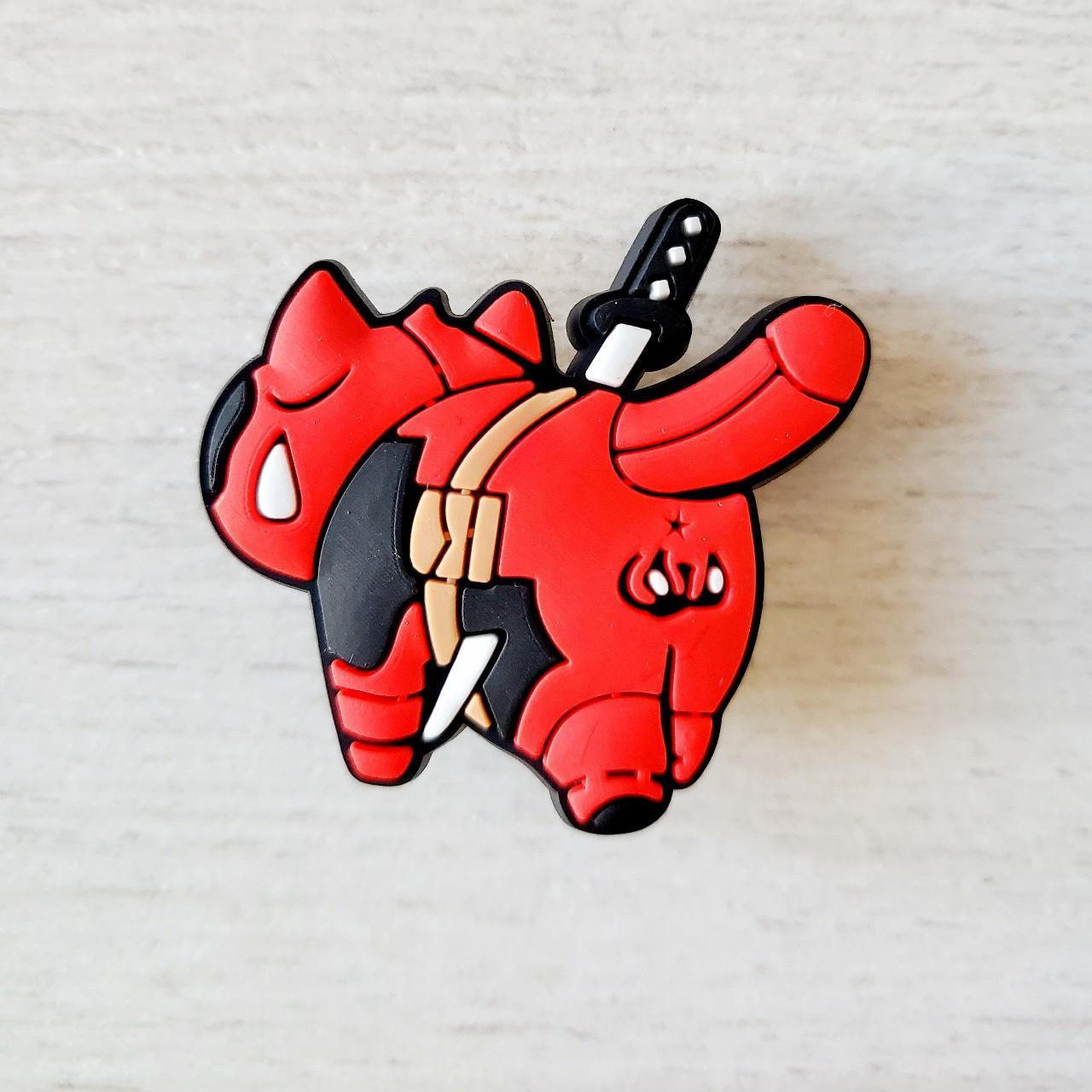 Super Cute and Funky Cosplay Cat Deadpool Jibbitz... - Depop