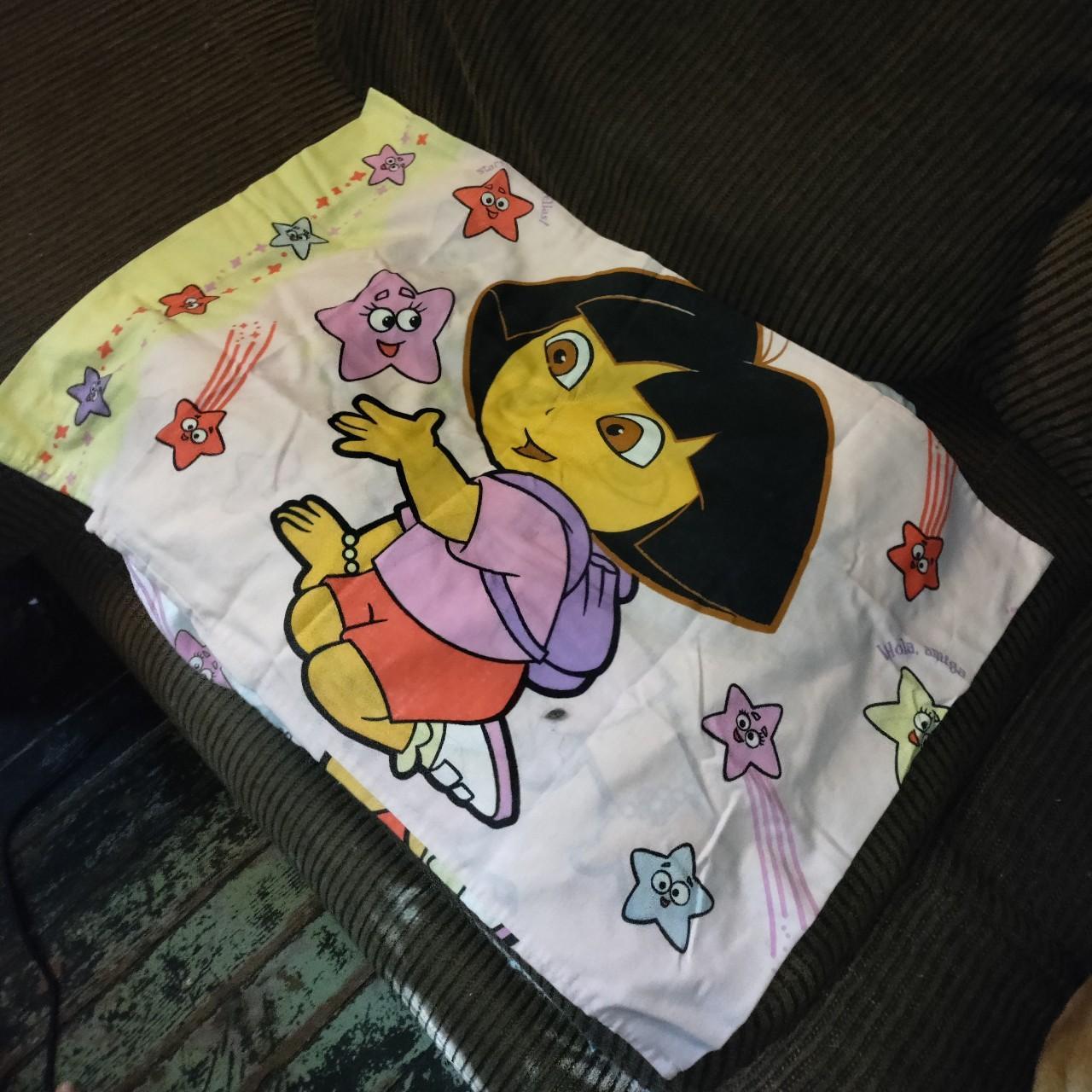 🎒Dora the Explorer dead stock twin size fitted sheet... - Depop