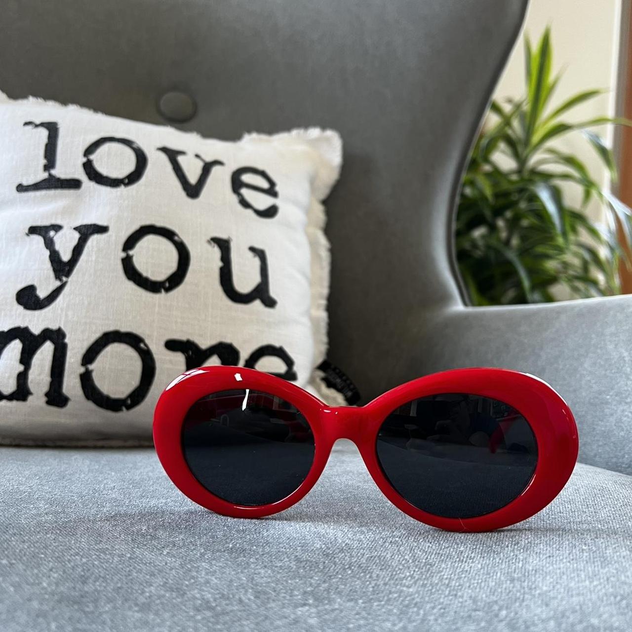 Red Clout Goggles! {☆comes with stickers!☆} These... - Depop