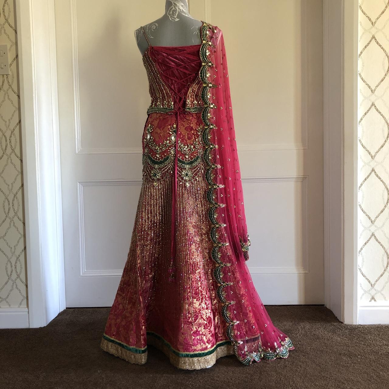 Ladies Asian Indian Pakistani Lengha Choli Worn... - Depop