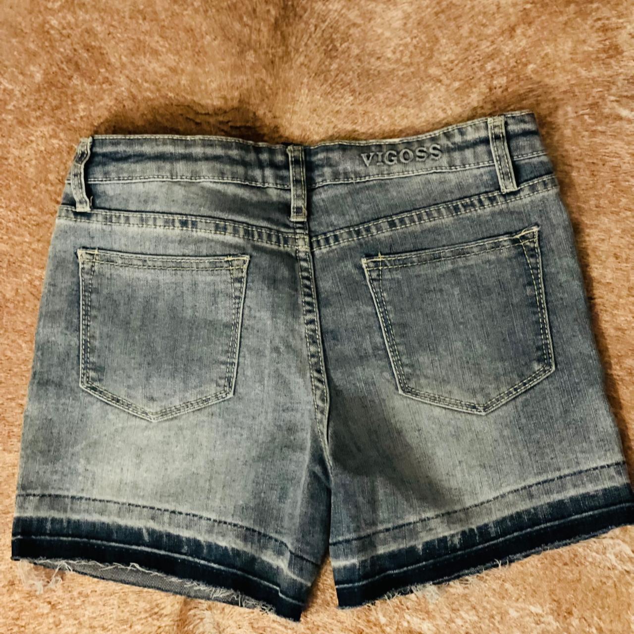 Vigoss Girls Embellished Denim Shorts Like... - Depop