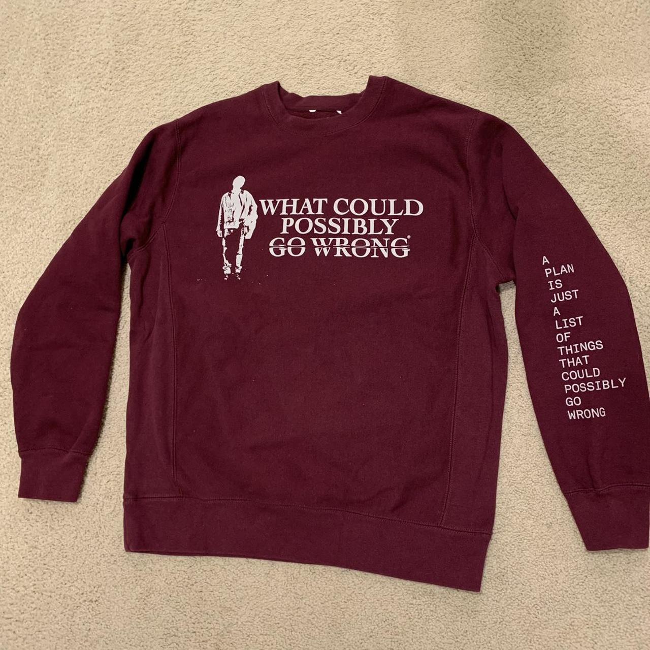 Dominic fike what could possibly go wrong crewneck... - Depop