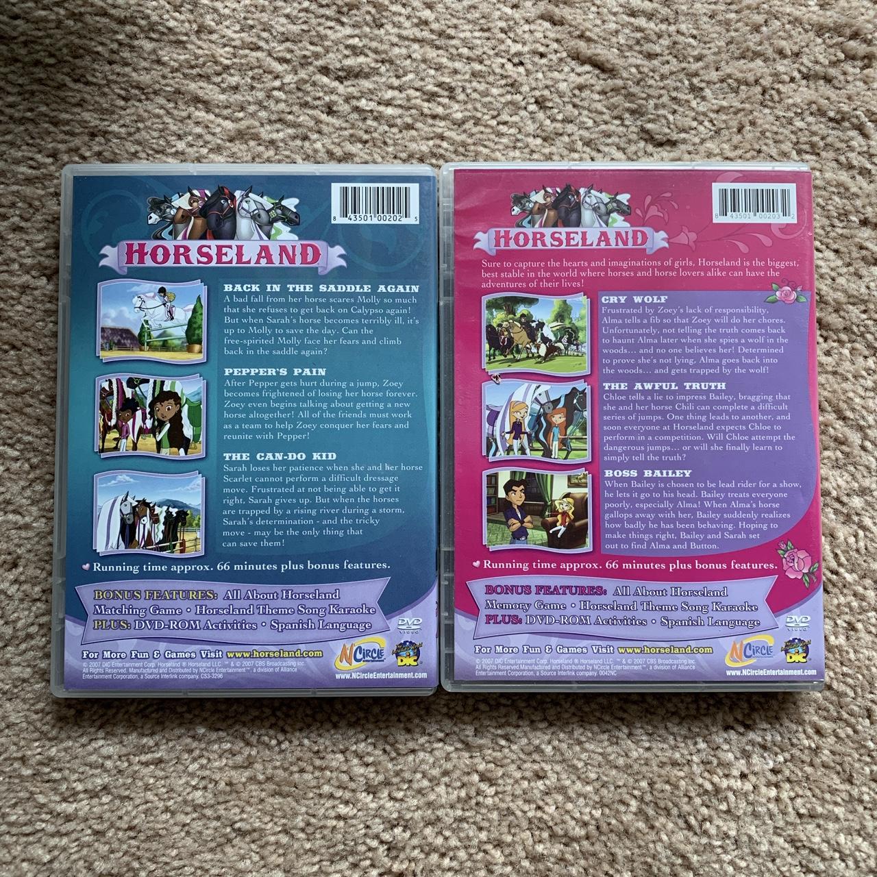 Horseland (As Seen on CBS) = VHTF: Volumes 1 - 4 DVD... - Depop