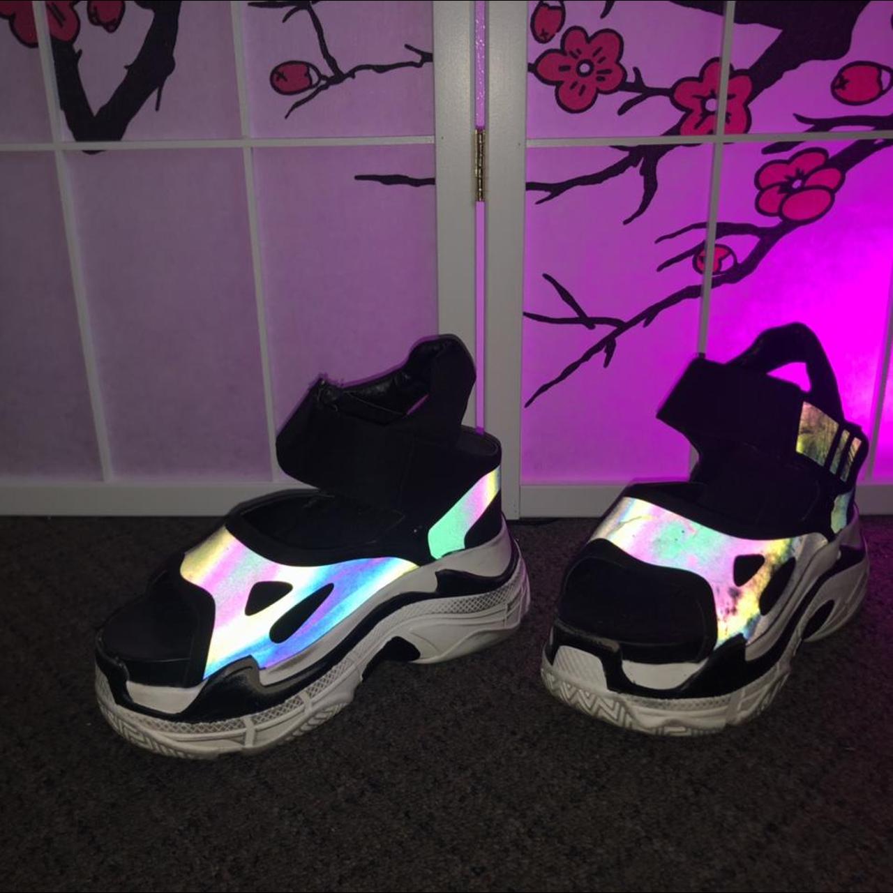 GLOVING RAVE PLATFORMS Super sick rave platform... - Depop