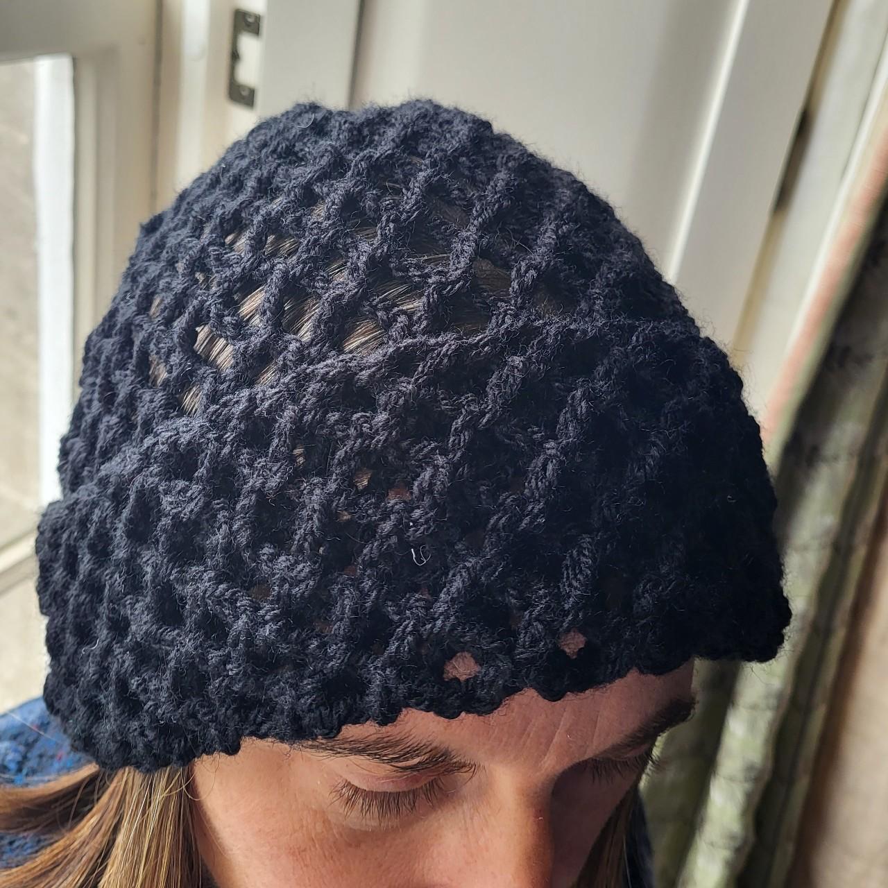 Fishnet lace style hat - Depop