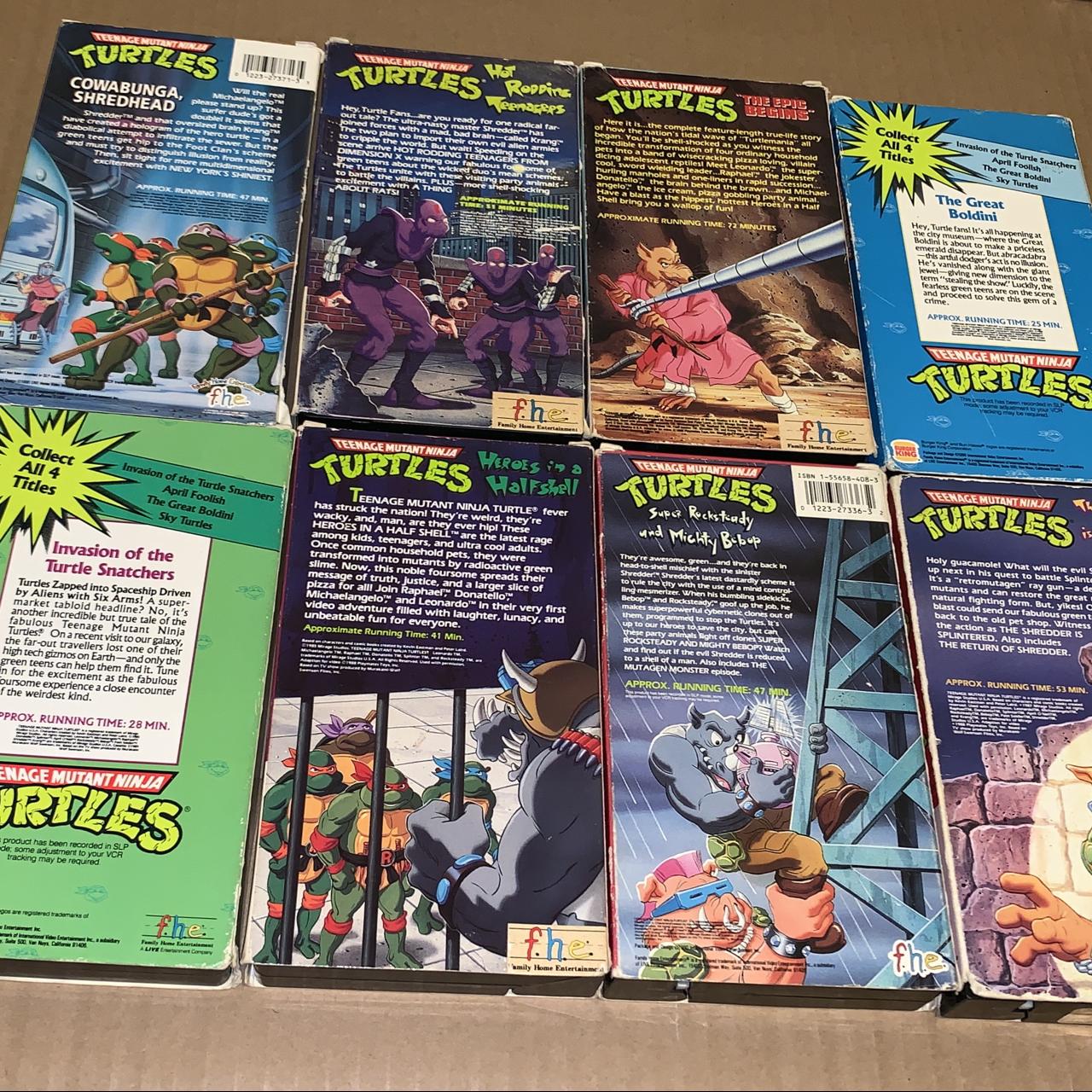 Ninja turtles vhs collection. Awesome collection... - Depop