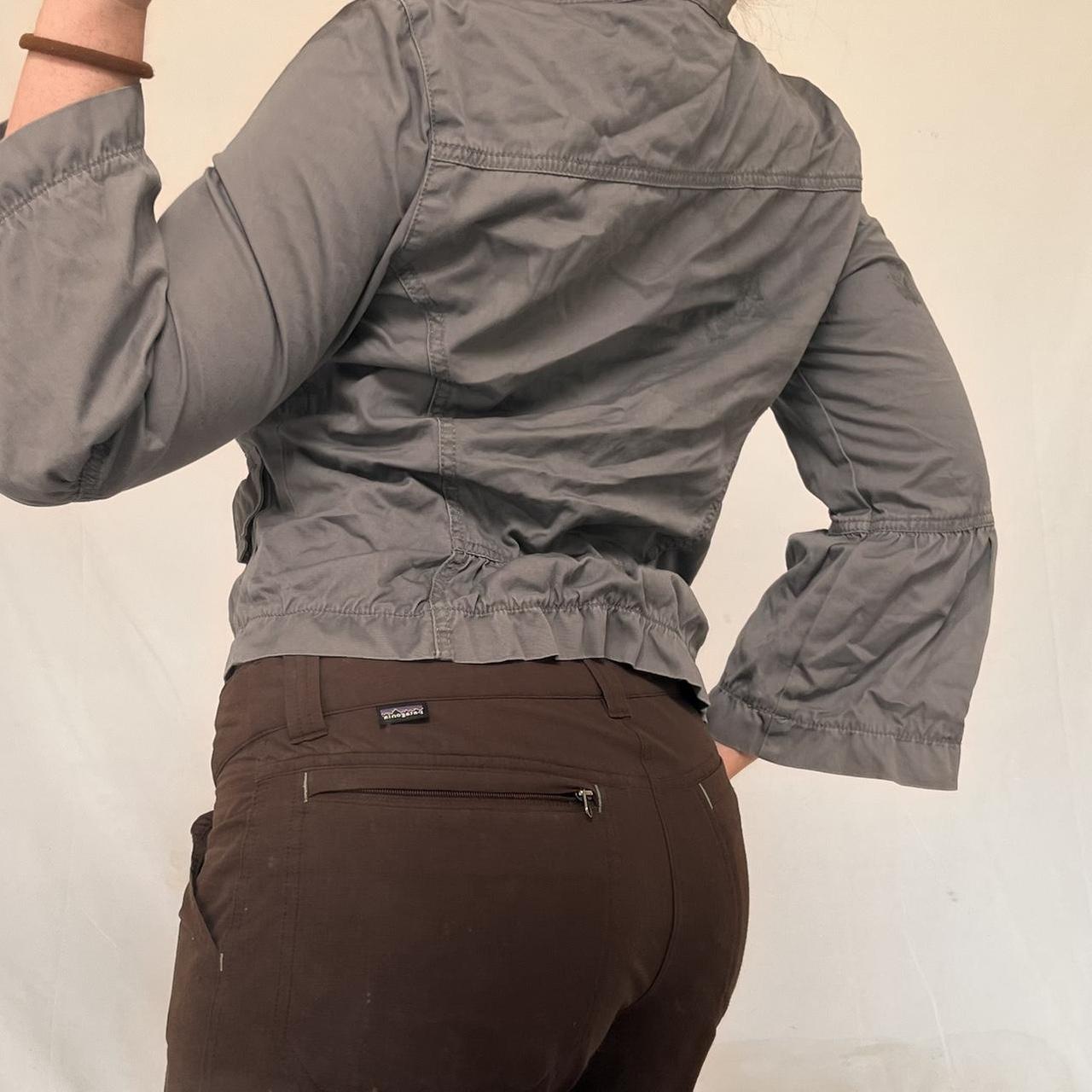 Cute boho // cottagecore style prairie button up... - Depop