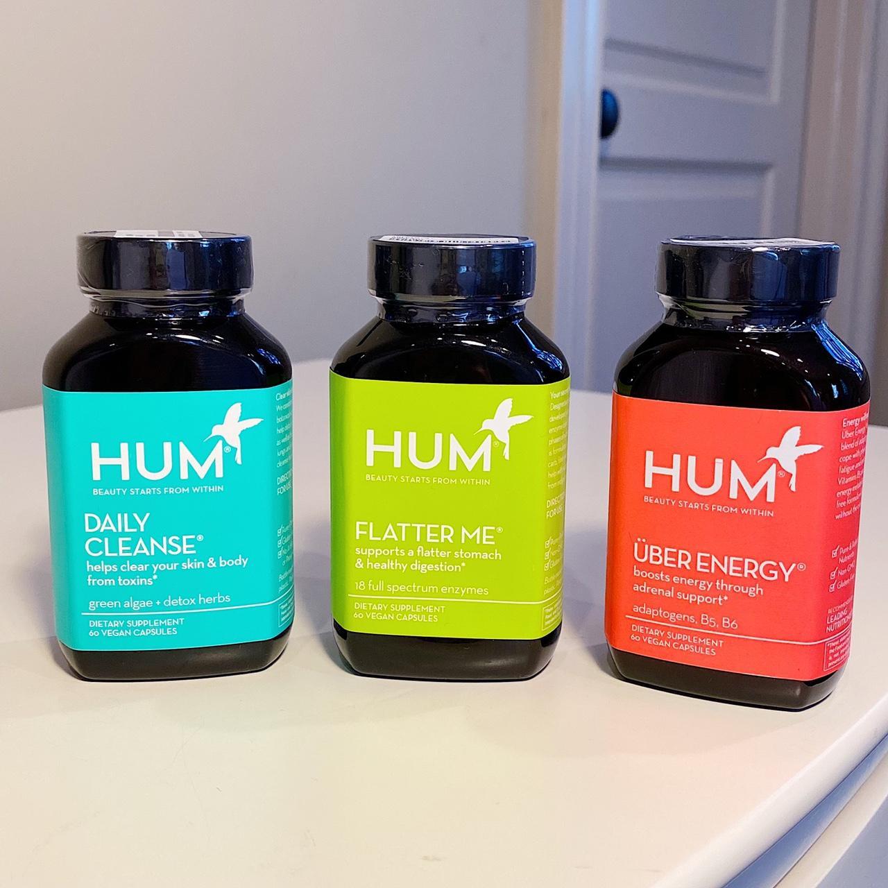 3 pack bundle of HUM Nutrition dietary supplements!... - Depop