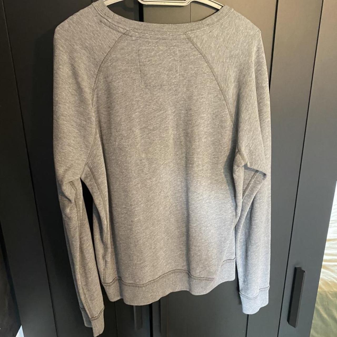 Medium vintage Abercrombie and Fitch Grey... - Depop