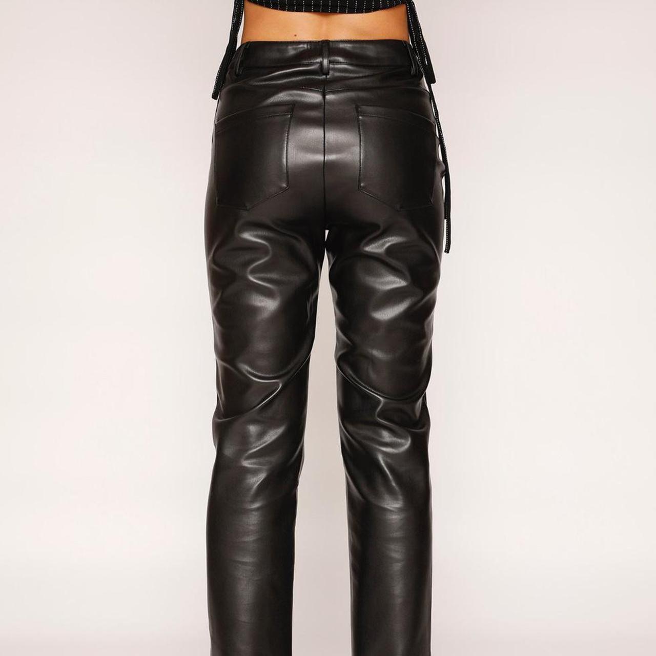 NWT Tiger Mist Leather Capri Pants Size medium very... - Depop