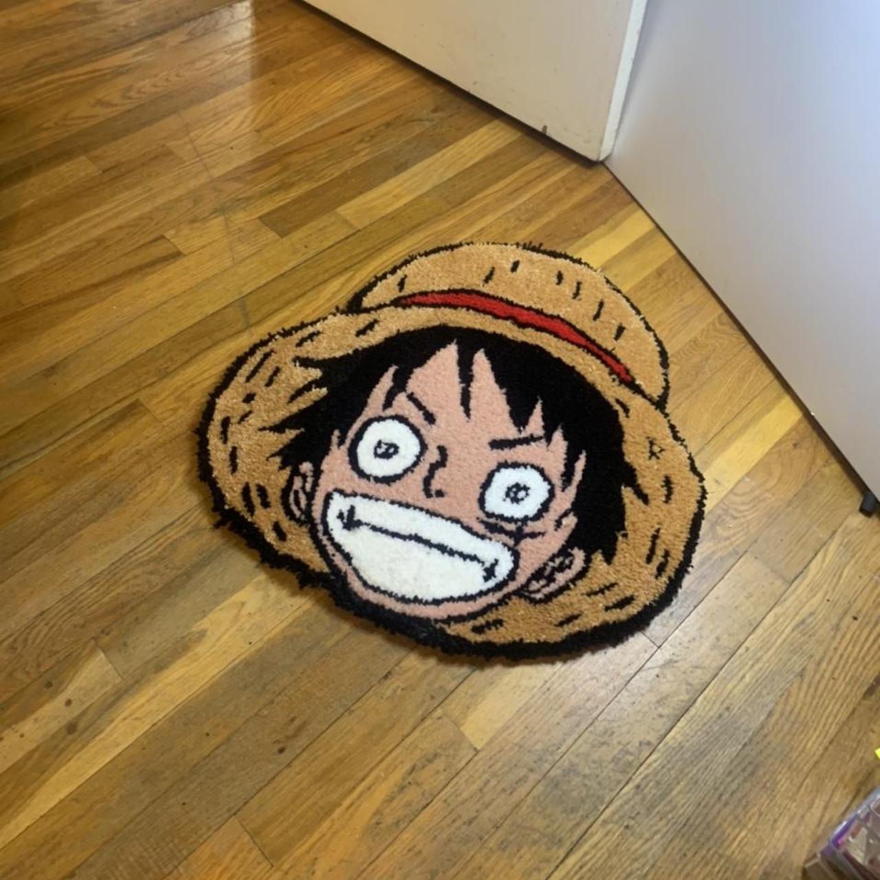 Luffy one piece rug 24” x 24” MADE TO ORDER 100%... - Depop