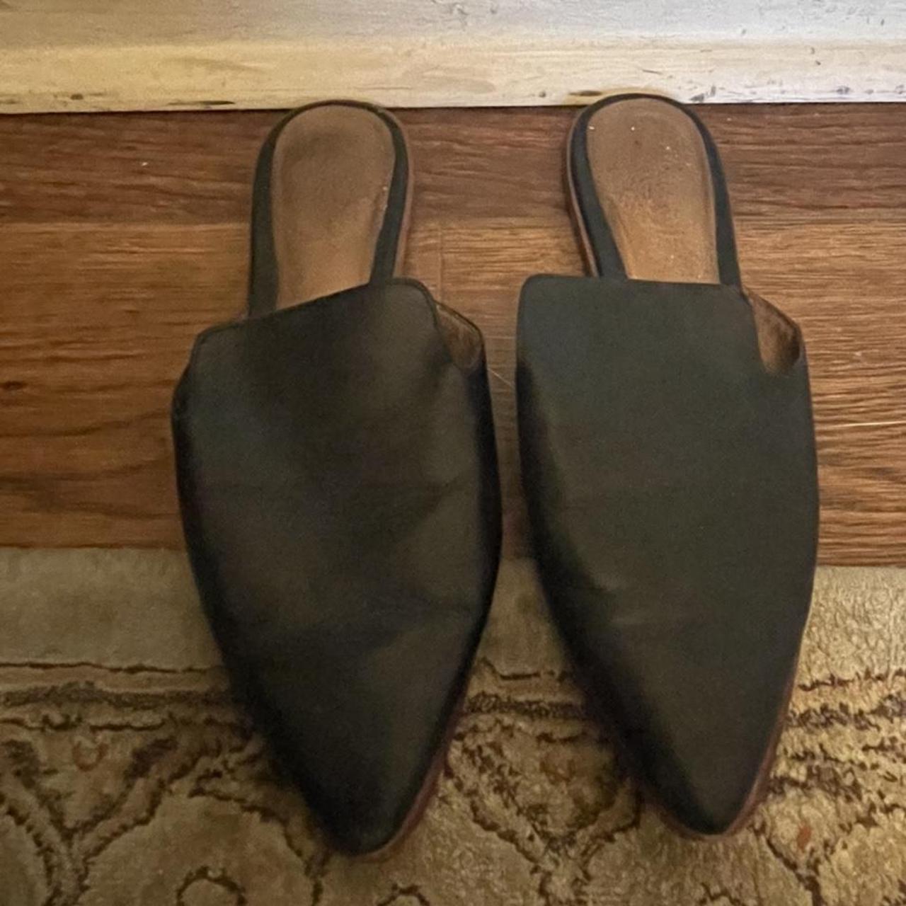 Madewell Women's Black Slides | Depop