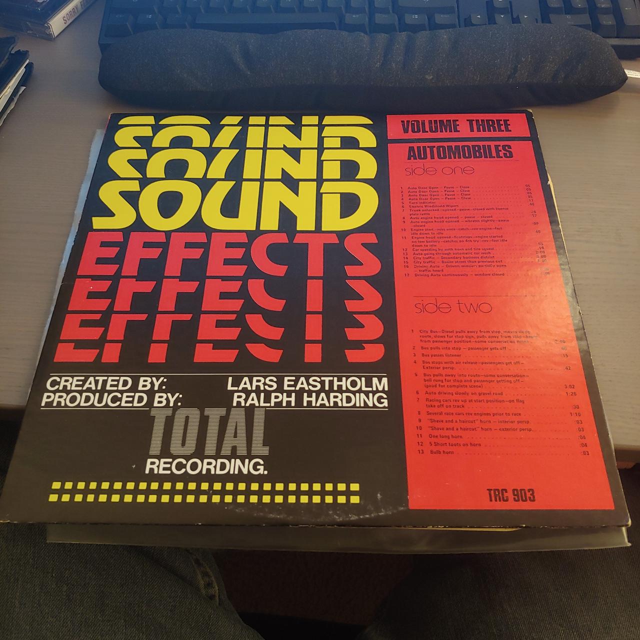 Total Recording Sound Effects Vol. 3 - Automobiles... - Depop