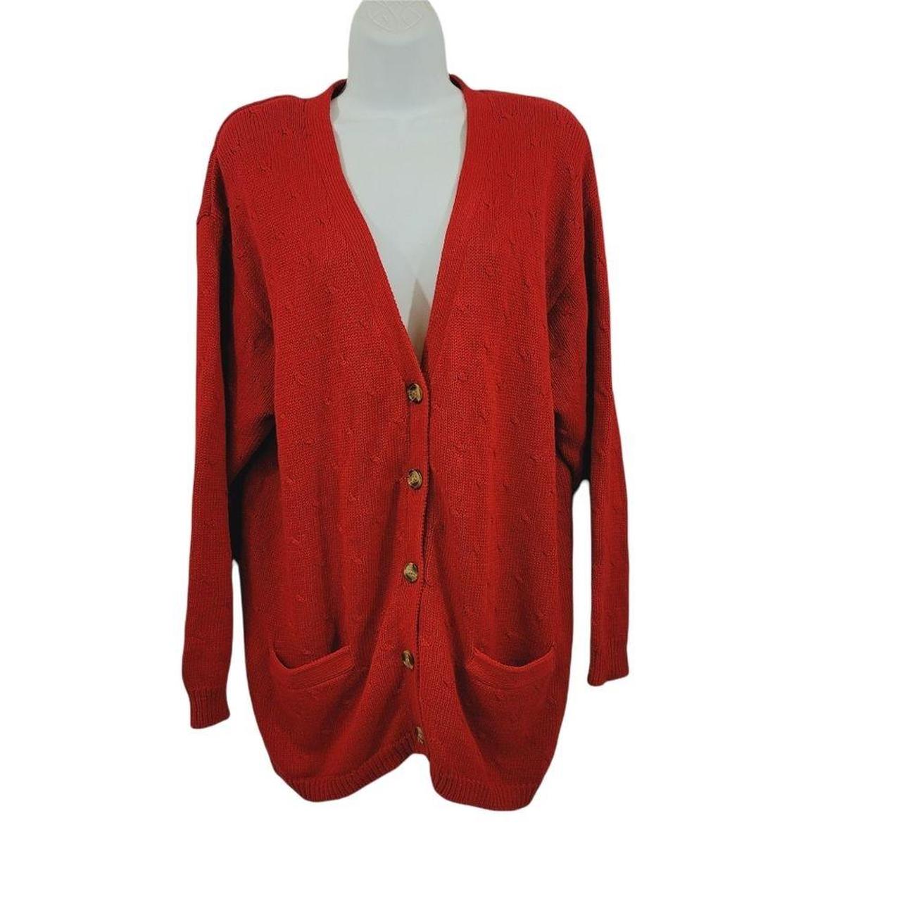 Women's Red Cardigan | Depop