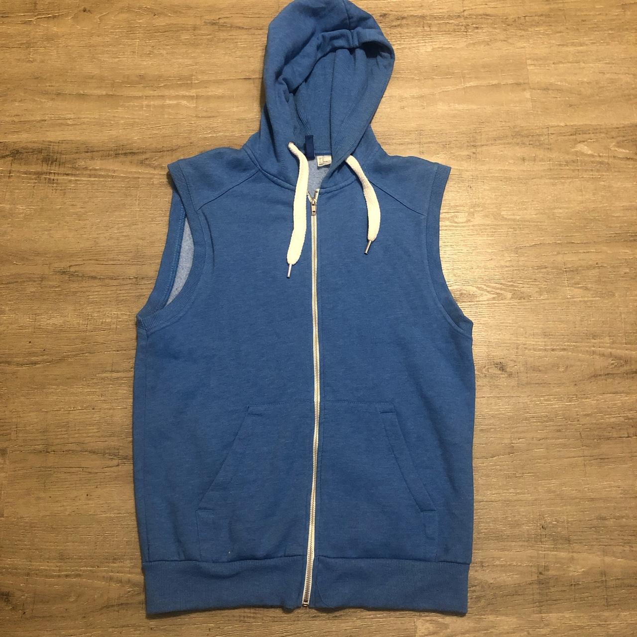 Light blue zip up vest Condition: 10/10 Size: M - Depop
