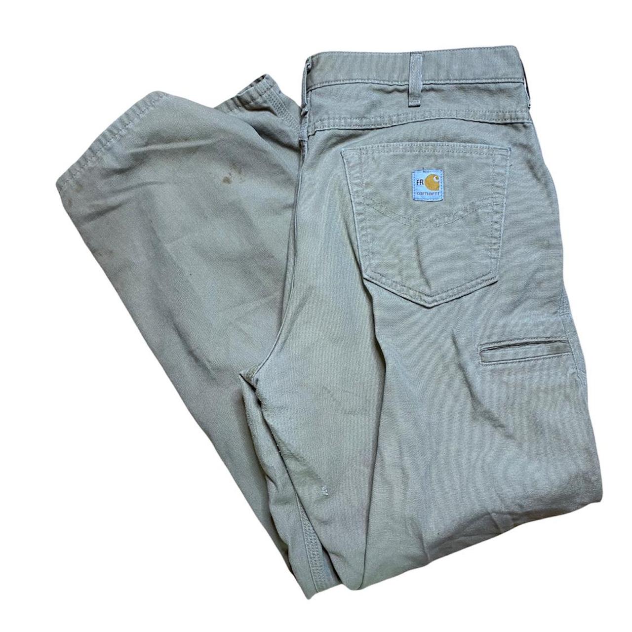 Carhartt Fire Resistant work pants well worn... - Depop