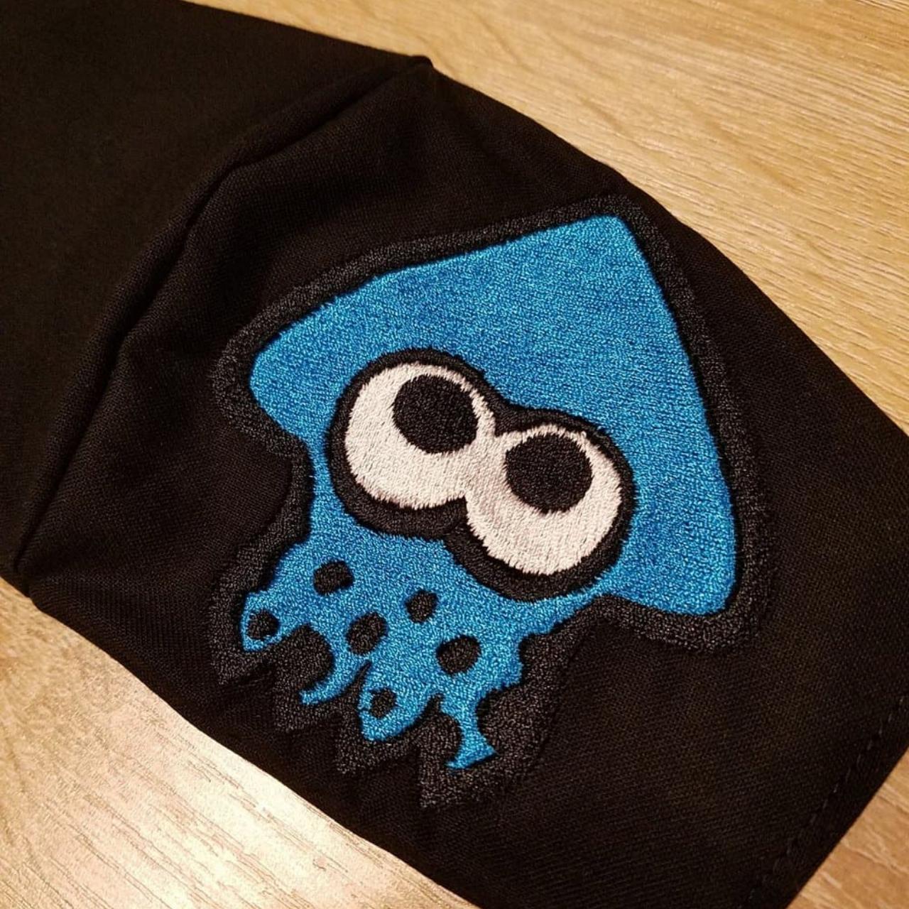 Splatoon squid embroidered face masks. Masks are... - Depop