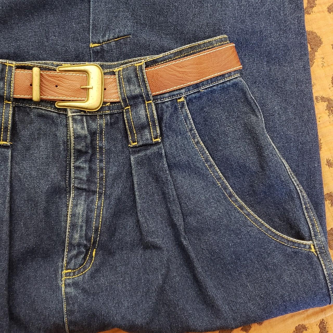 Vintage Chaus Sport denim midi skirt. Sturdy denim... - Depop