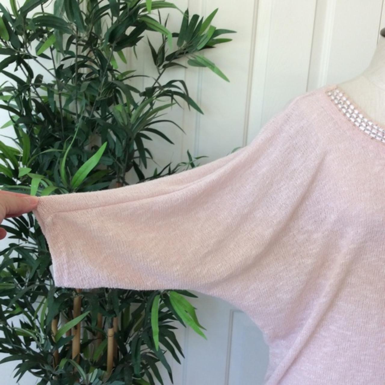 Miami Small Pastel Pink Sweater. Has a delicate... - Depop