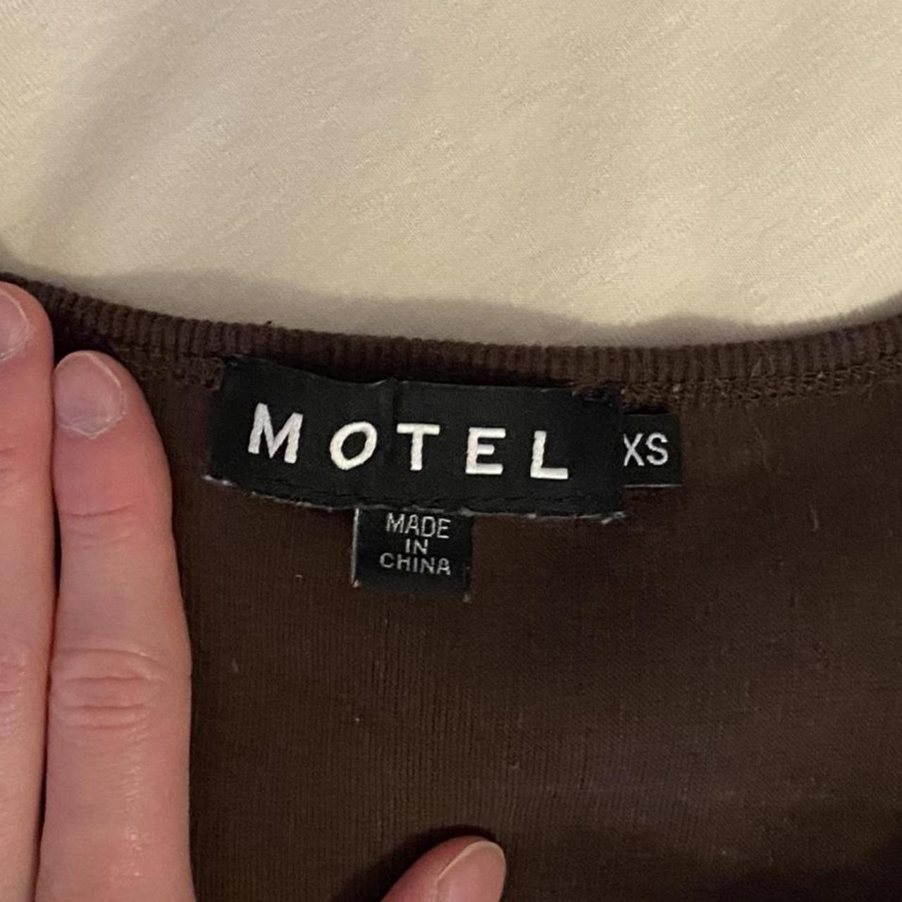 motel rocks modern day romantics long sleeve crop... - Depop